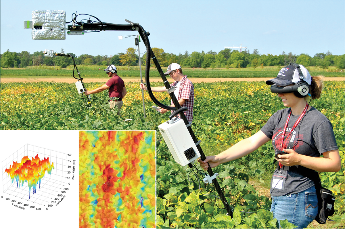 Using a depth camera to measure canopy height | Science Societies