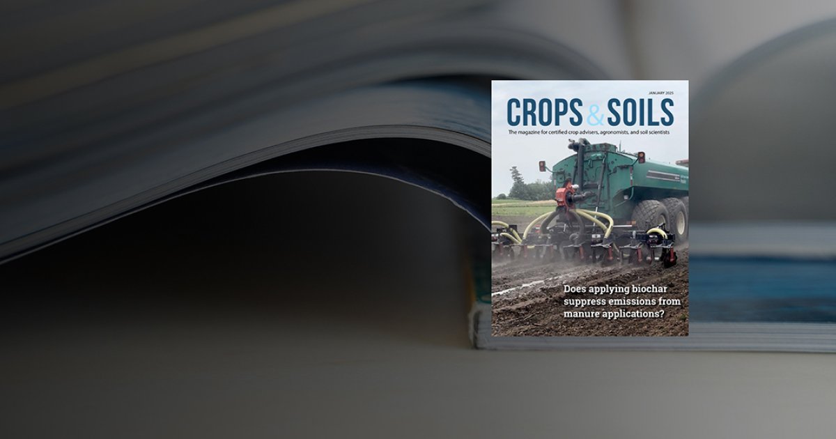 Welcome to the new Crops & Soils! | Science Societies