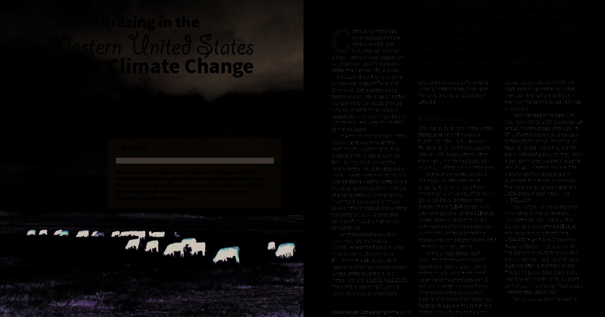 Don’t Blame Cattle for Carbon Cycle Disruption | Science Societies